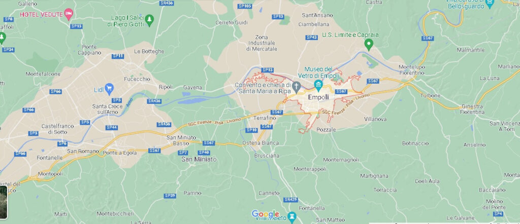 Dove si trova Empoli Italia? Mappa Empoli - Dove si trova